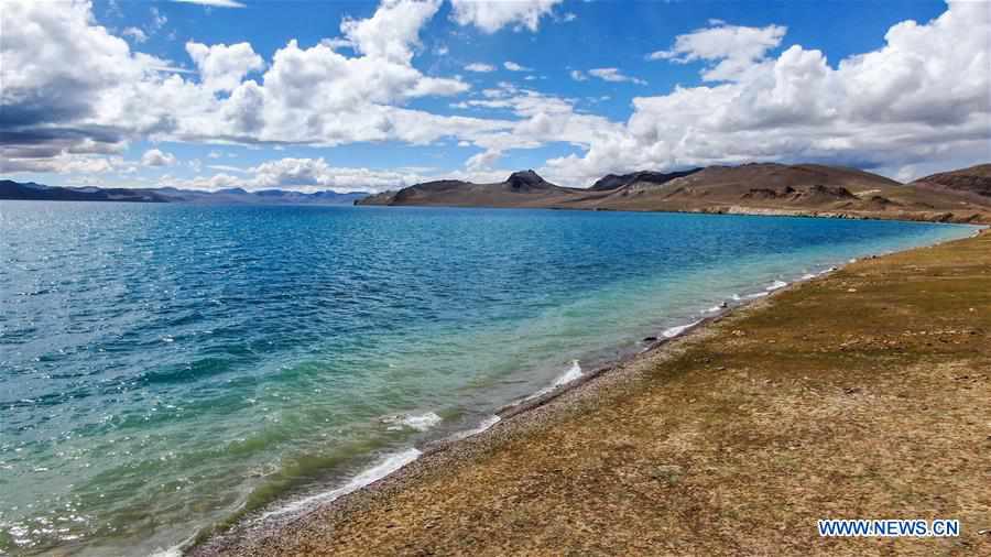 Scenery of Puma Yumco Lake in SW China's Tibet (8) - People's Daily Online