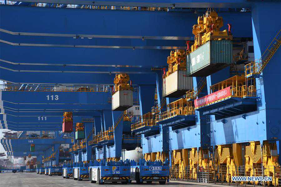 Second phase of automatic dock of Qingdao port put into operation (3 ...