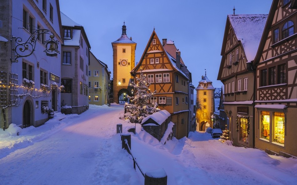 Top 10 most beautiful snow town around world (2) - People's Daily Online