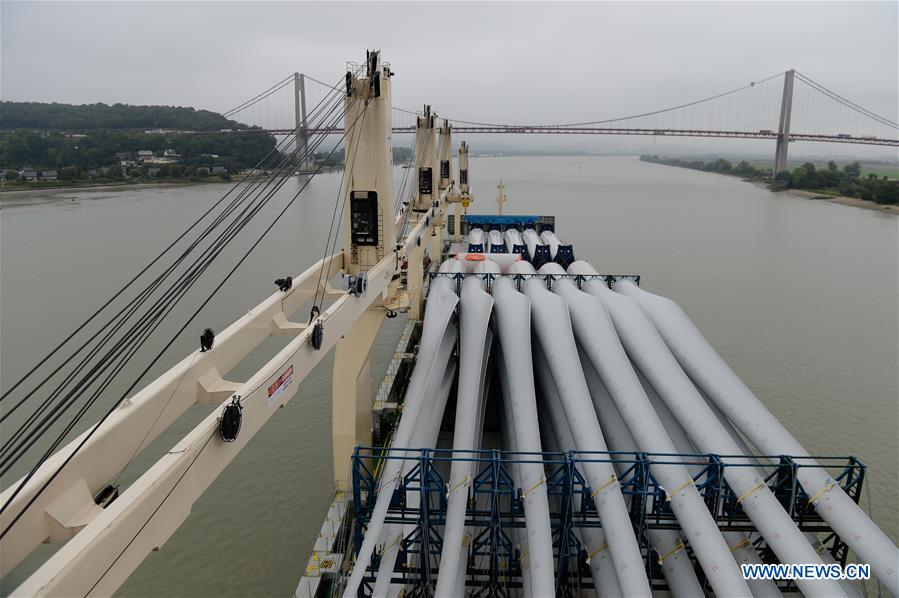 Tian'en vessel of China's COSCO arrives in Rouen, France - People's ...