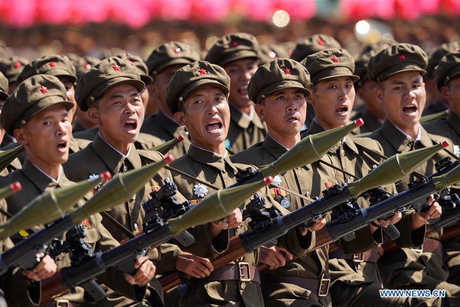 DPRK holds mass parade to celebrate Foundation Day (16) - People's ...